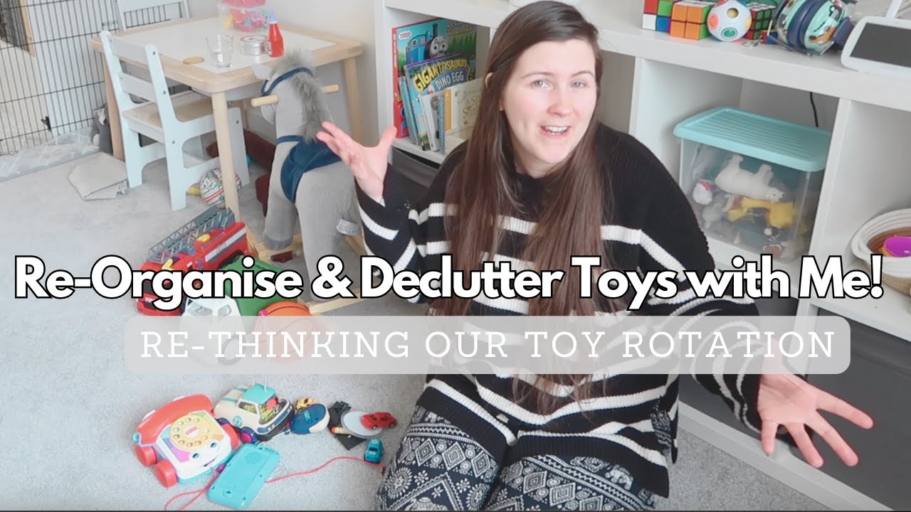 Re - Organising my sons Toys | Decluttering Toys | Making a play ...