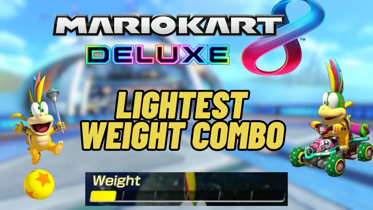Using the LIGHTEST COMBO in Mario Kart 8 Deluxe - YouTube