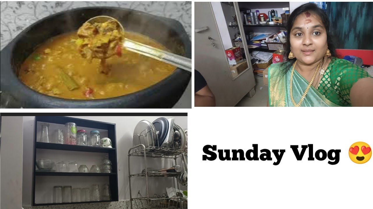 Sunday Vlog 😍/ Kitchen Organisation 😍/ Morning To Night Vlog - YouTube