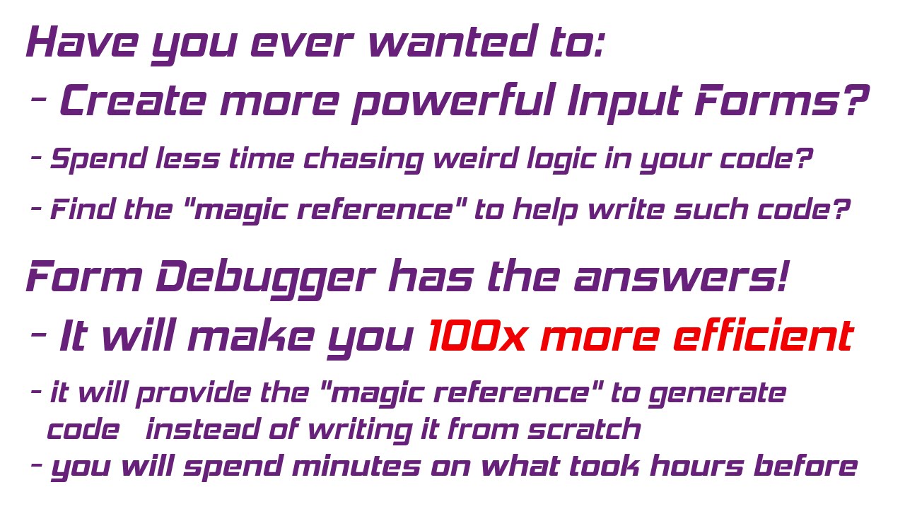 Form Debugger Tutorial Part 1 - Use Visual Studio To Write Encompass Input Form Builder Custom ...
