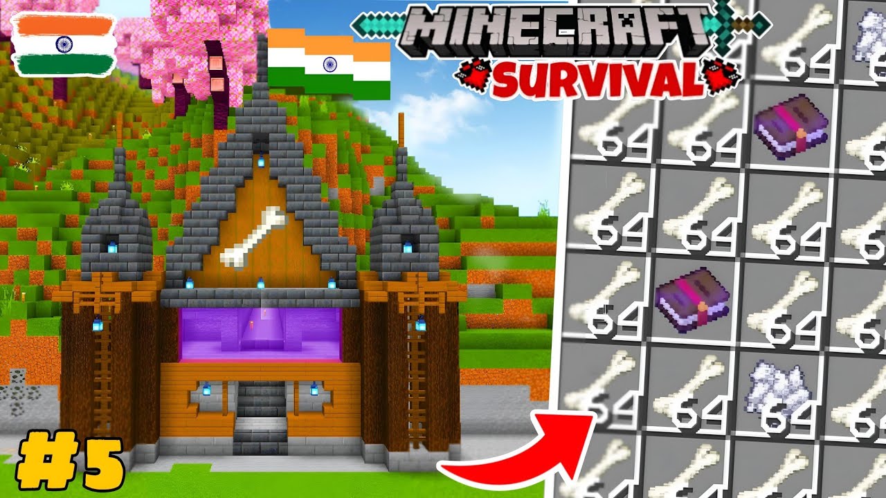 I Build Super Zombie & Skeleton Spawner XP Farm 🚀 | Minecraft Survival ...