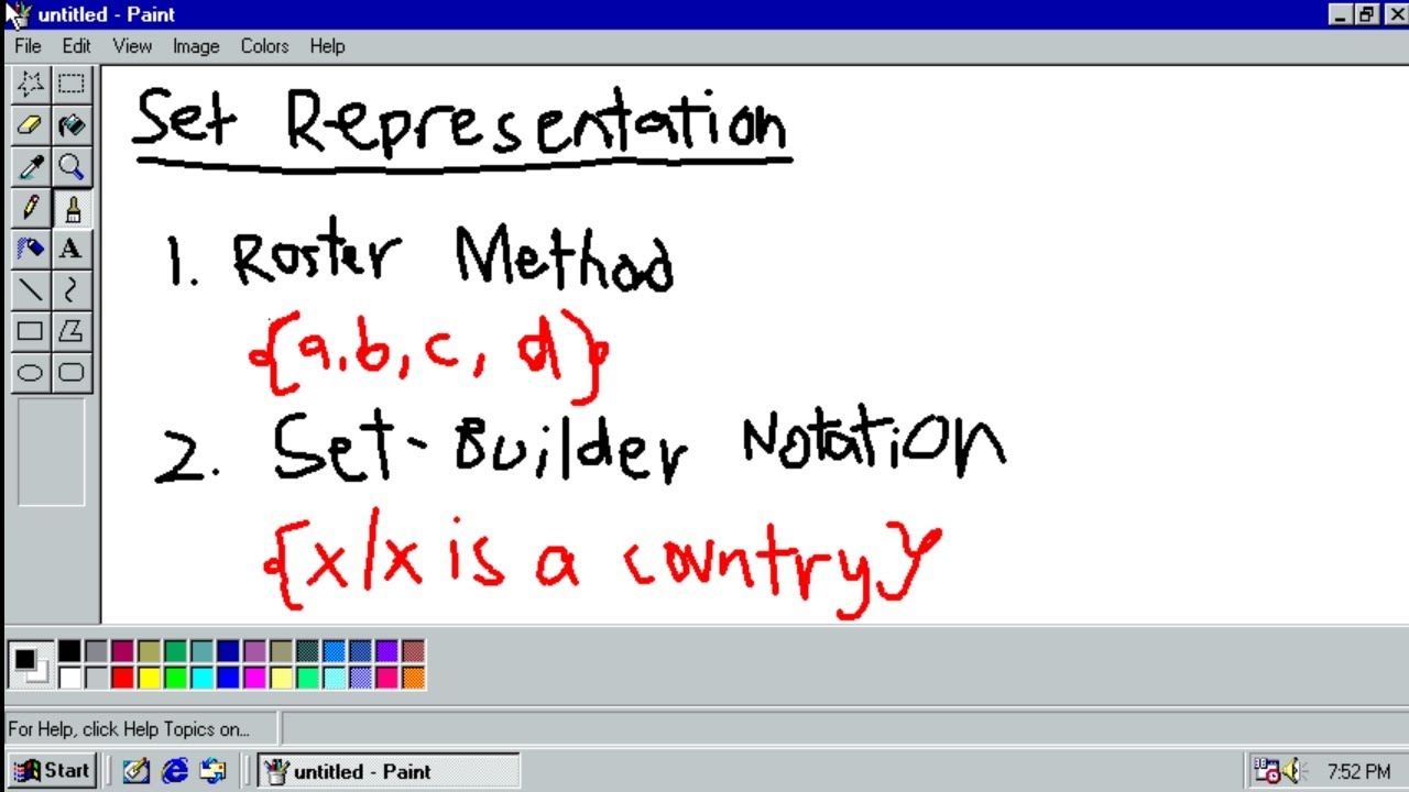 Set Representation - YouTube