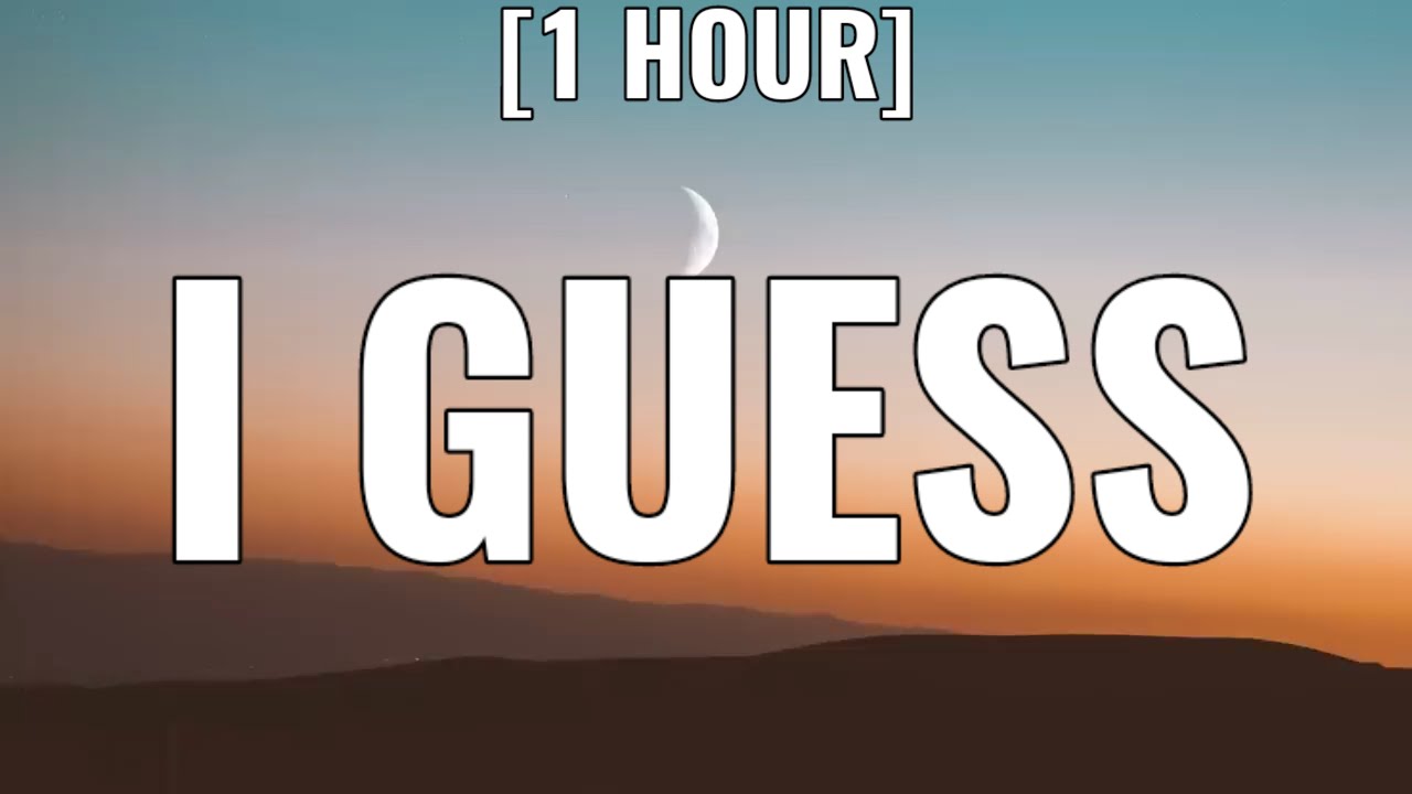 Morgan Wallen - I Guess [1 HOUR/Lyrics] - YouTube