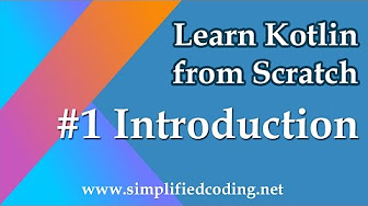 Kotlin Programming Tutorial - YouTube