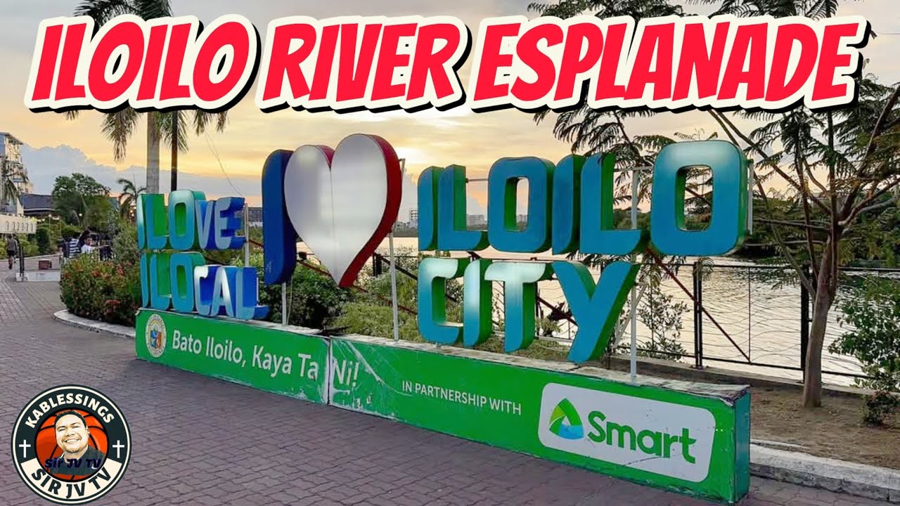 Walking Tour | Iloilo River Esplanade - YouTube