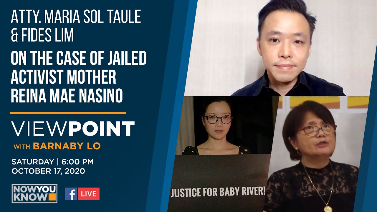 [REPLAY] VIEWPOINT: On the case of jailed activist mother Reina Mae ...