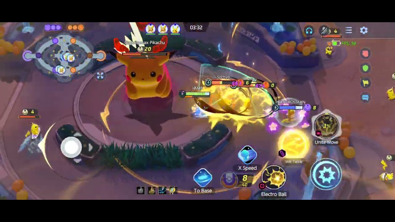 Pokemon Unite! HM45 Pikachu Trainer team wins at Pika Party! 314-13 ...