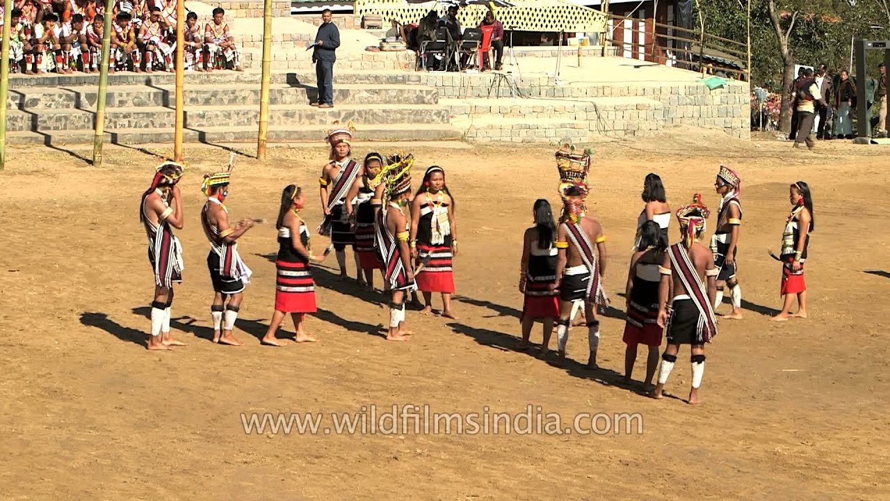 Zeliang tribe ready to perform at Naga Heritage - YouTube