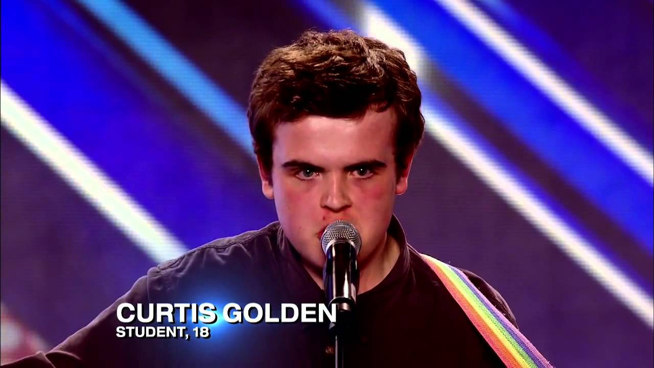 Curtis Golden's audition Christina Aguilera's Candyman The X Factor UK ...