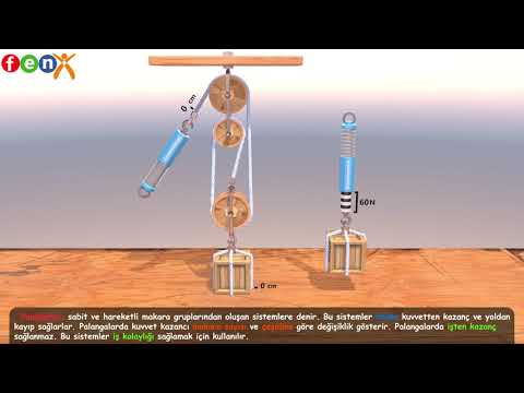 8.Sınıf 5.Ünite Palangaların Çalışma Prensibi 2 İle İlgili 3D Animasyonu