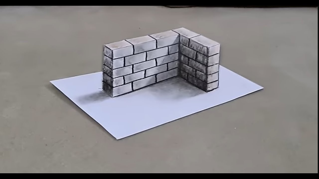 Simple Creative Skills to Learn | 3D Drawing on Paper @clickswithmaryam ...