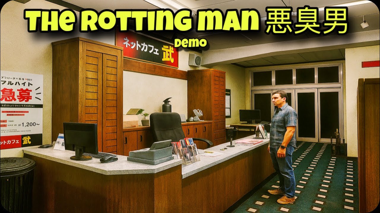 THIS GAME IS NET CAFÉS & NIGHTMARES - The Rotting Man 悪臭男 Demo - YouTube