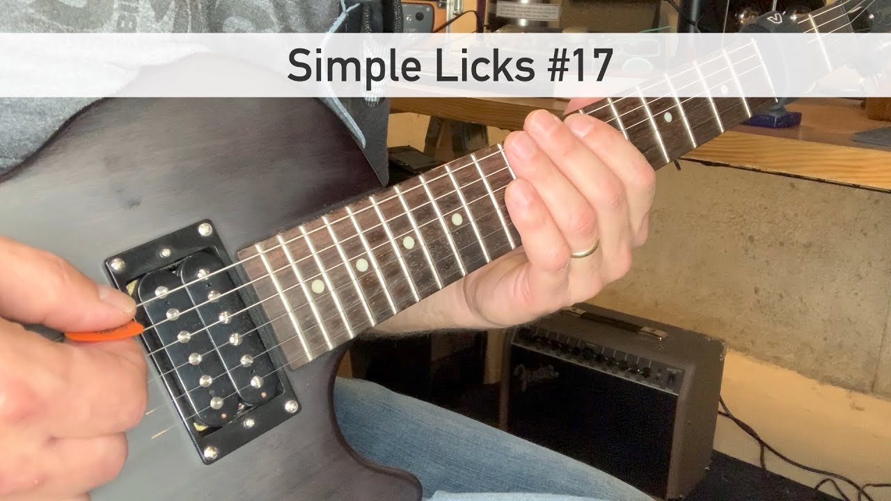 Simple guitar licks for your soloing toolbox: Episode #17 – A variant ...