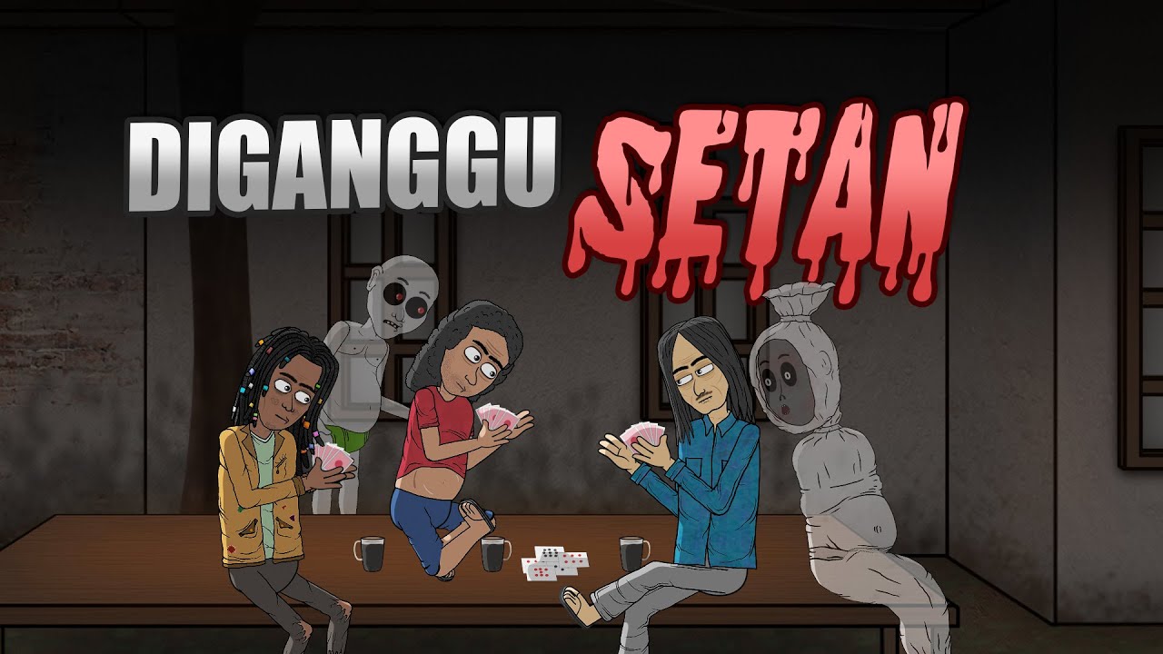 Diganggu Setan Yang Marah - Trigon - Animasi Lucu - Kartun Lucu - YouTube