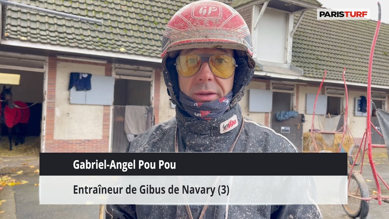 Gabriel Angel Pou Pou, entraîneur de Gibus de Navary (25/11 à Paris ...