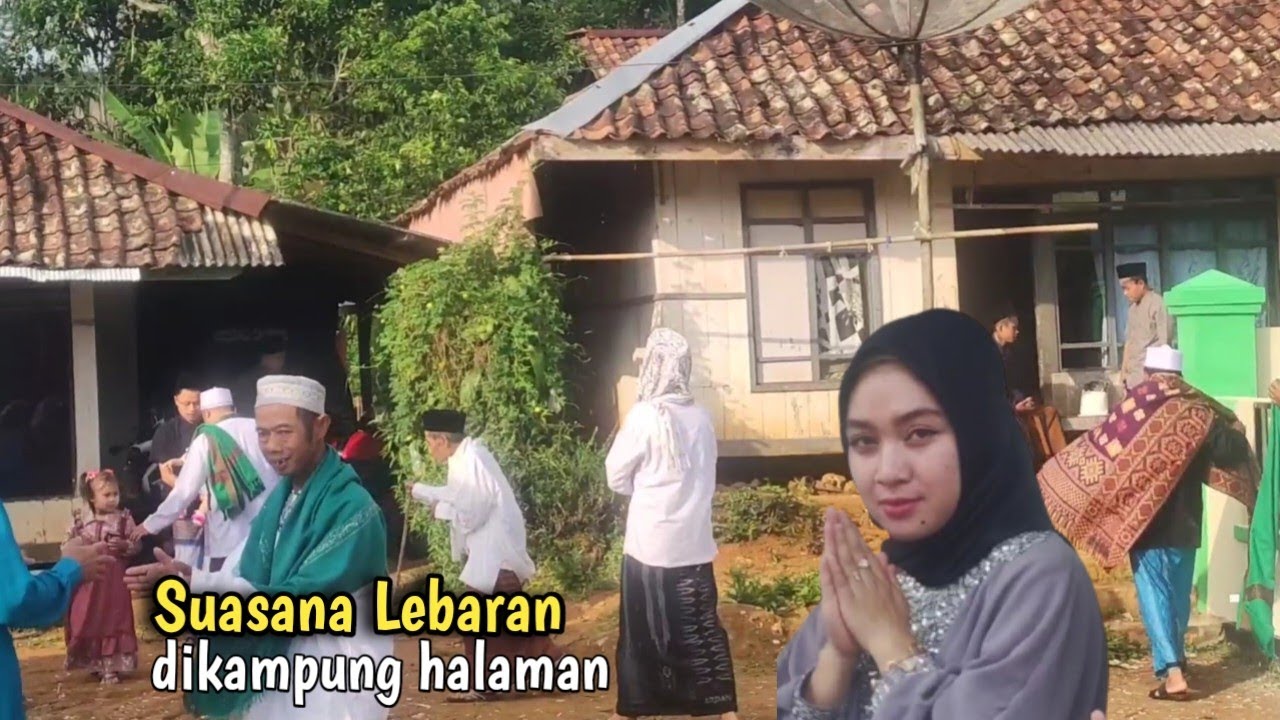 Suasana Lebaran, di kampung | desa asri, kampung indah, pedesaan Jawa barat - YouTube