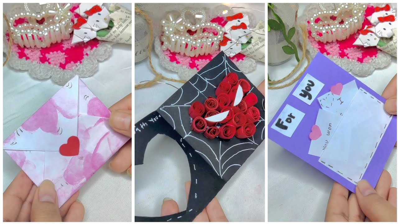 Easy paper craft/Aesthetic DIY /handmade gift idea / paper craft ideas ...