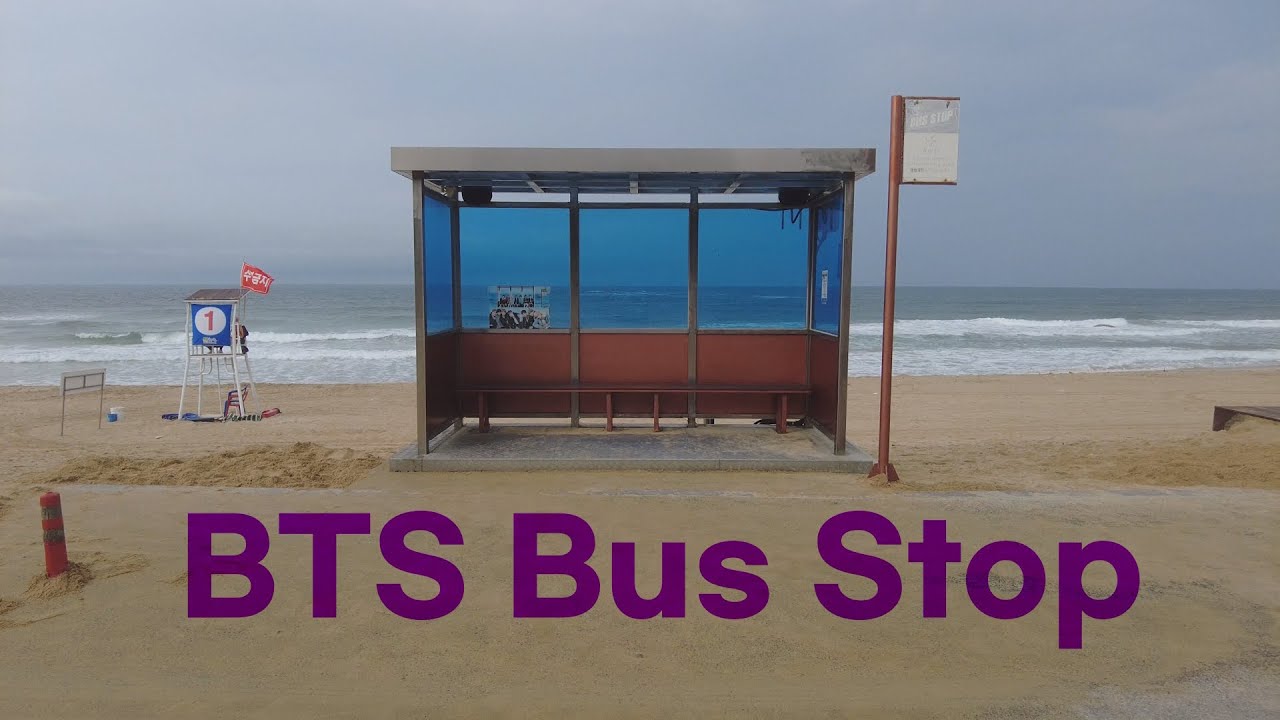 BTS 버스정류장 주변 | Scenery around the BTS bus stop in Jumunjin - YouTube