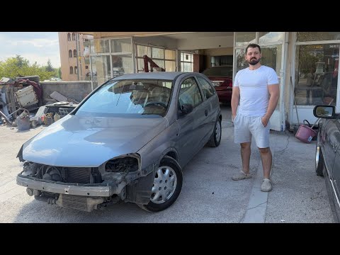 CORSA C 1.7 DTi KOMPLE BOYAYA HAZIRLANMA SÜRECİ | KOMPLE SÖKTÜM | PART 1 