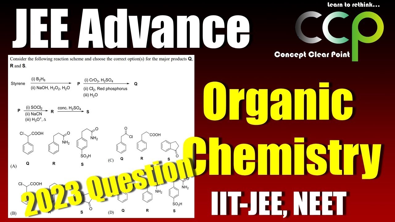 JEE Advance Organic Chemistry question (2) 2023 - YouTube