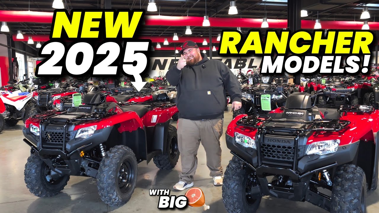 NEW 2025 Honda FourTrax Rancher TRX420 ATV Models! - YouTube