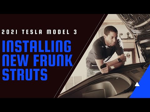 Tesla Model 3 | Installing Frunk Struts For Automatic Lift