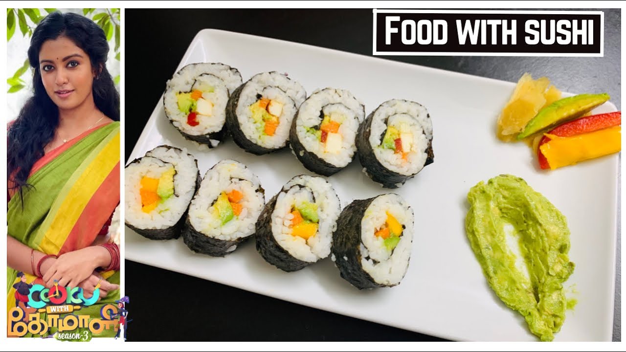 Food with Sushi|Cook with Comali 3 Recipes|Roshini’s Recipe|Cook with ...