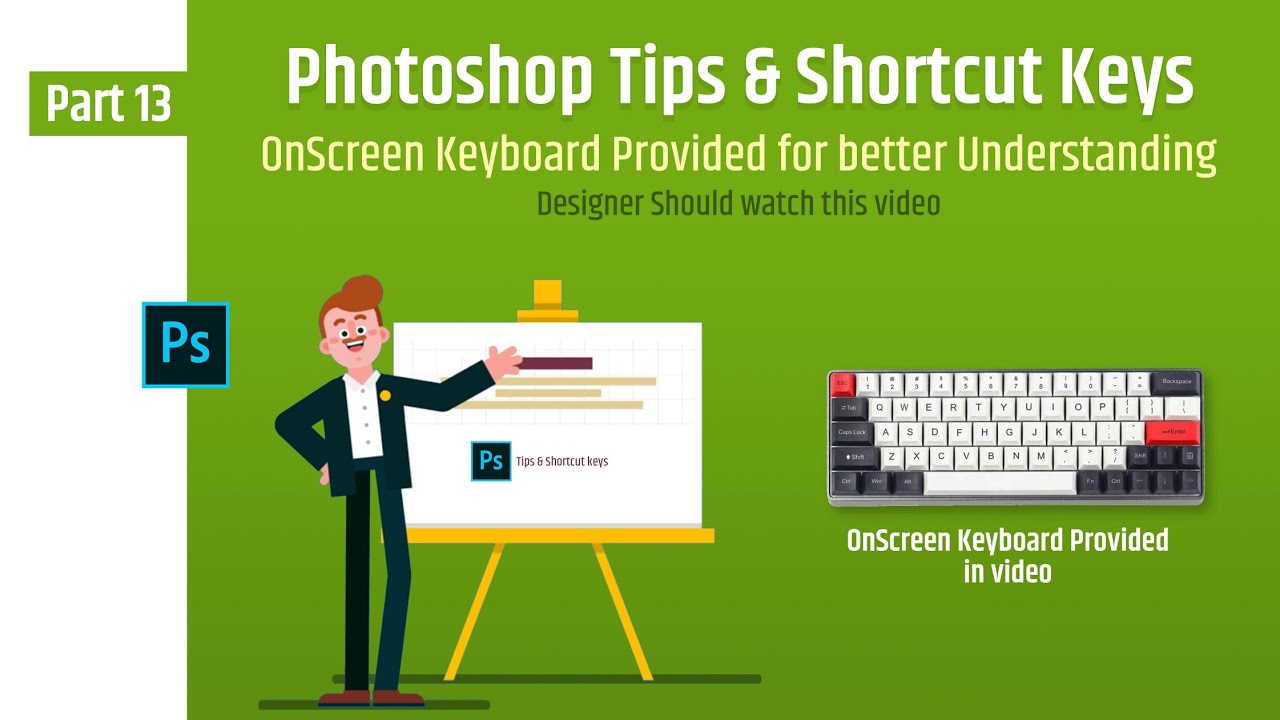 Photoshop Shortcut keys & Tips | Part 13 - YouTube