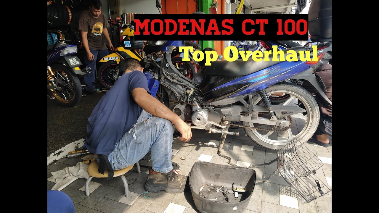 Modenas CT100 - Top Overhaul - YouTube