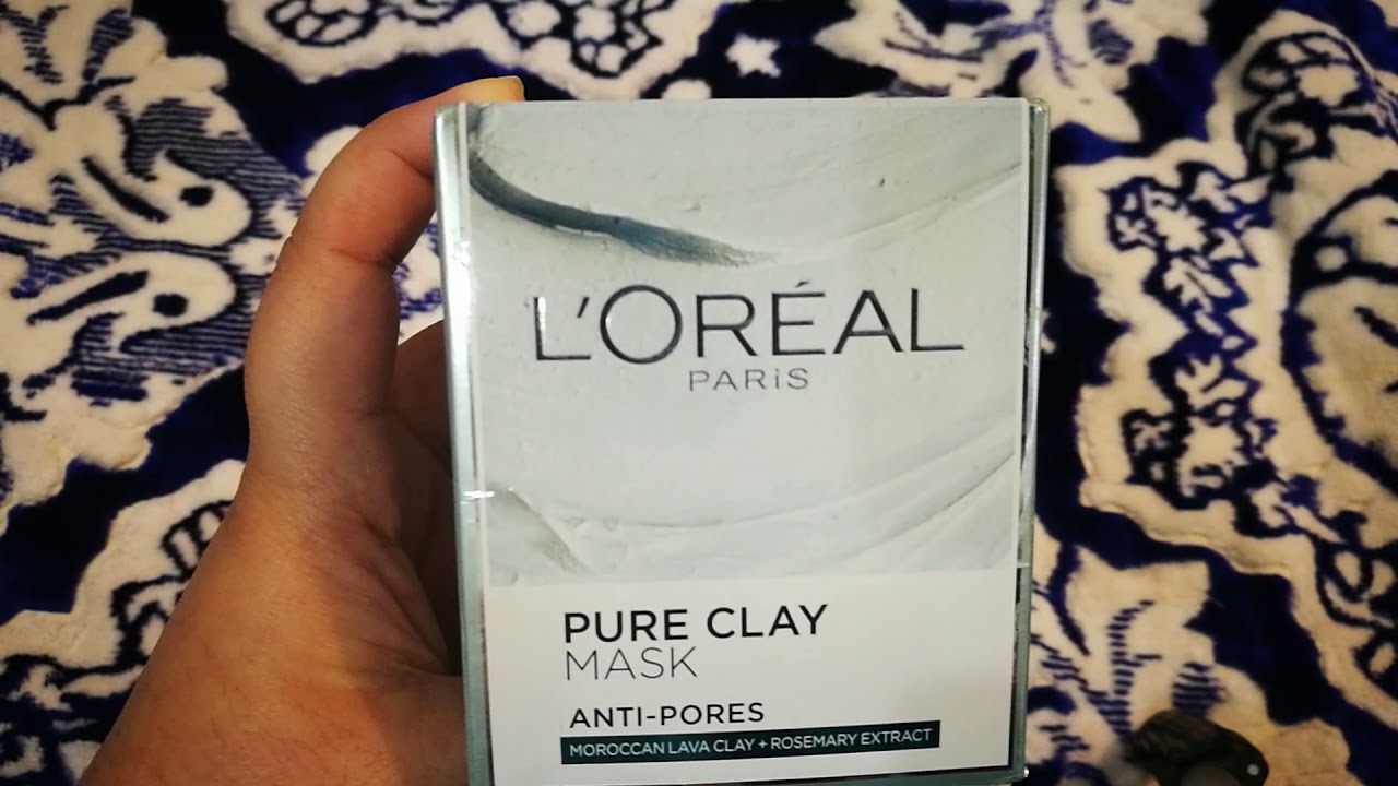 L'Oreal Anti Pores Pure Clay mask || for open pores and skin tightening ...