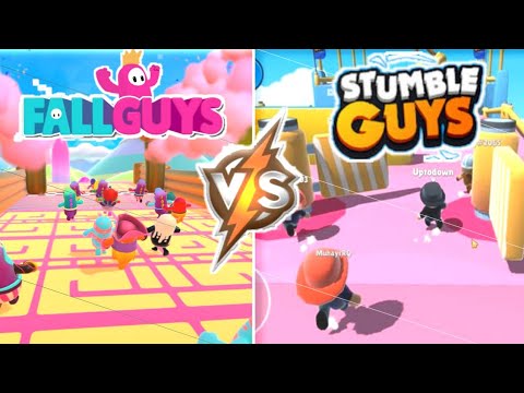 Fall Guys Vs Stumble Guys All Maps Same Comparison 🤔 - YouTube