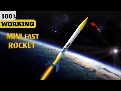 How to make a fast and high speed rocket from steel pepper ...