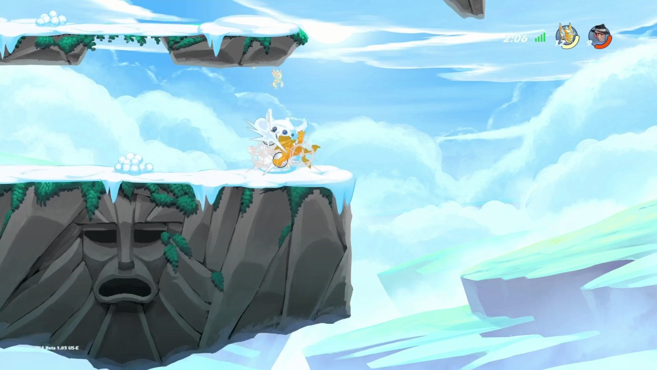 Brawlhalla (Closed Beta) PS4 Snowbrawl: Brawlhaven - YouTube