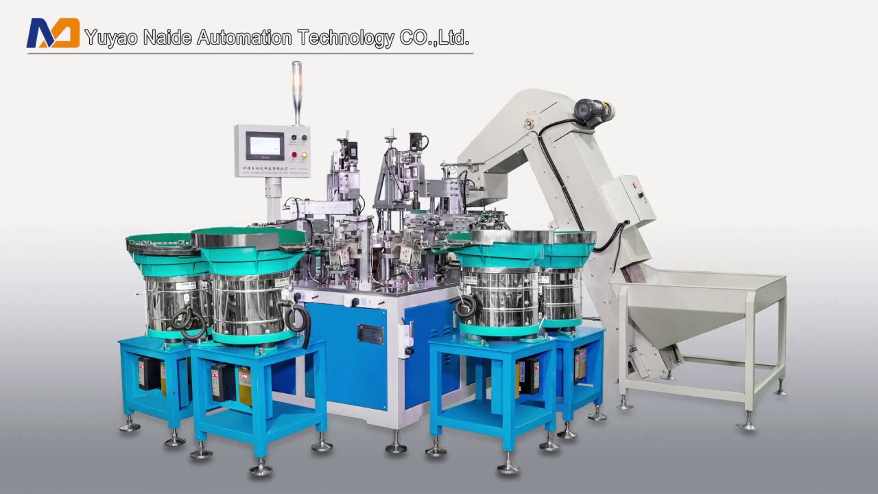 HEX BOLT AUTOMATIC ASSEMBLY MACHINE - YouTube
