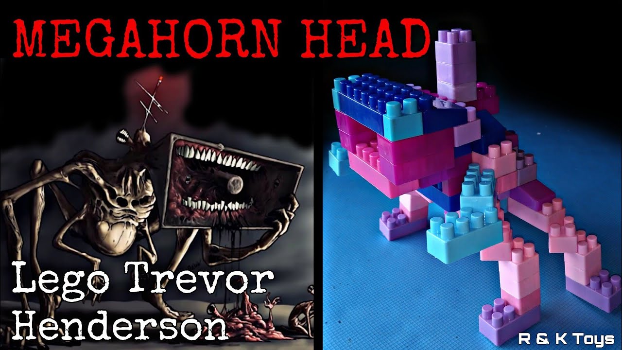 How to Make a Megahorn Head From Lego | Tutorial Lego Trevor Henderson ...