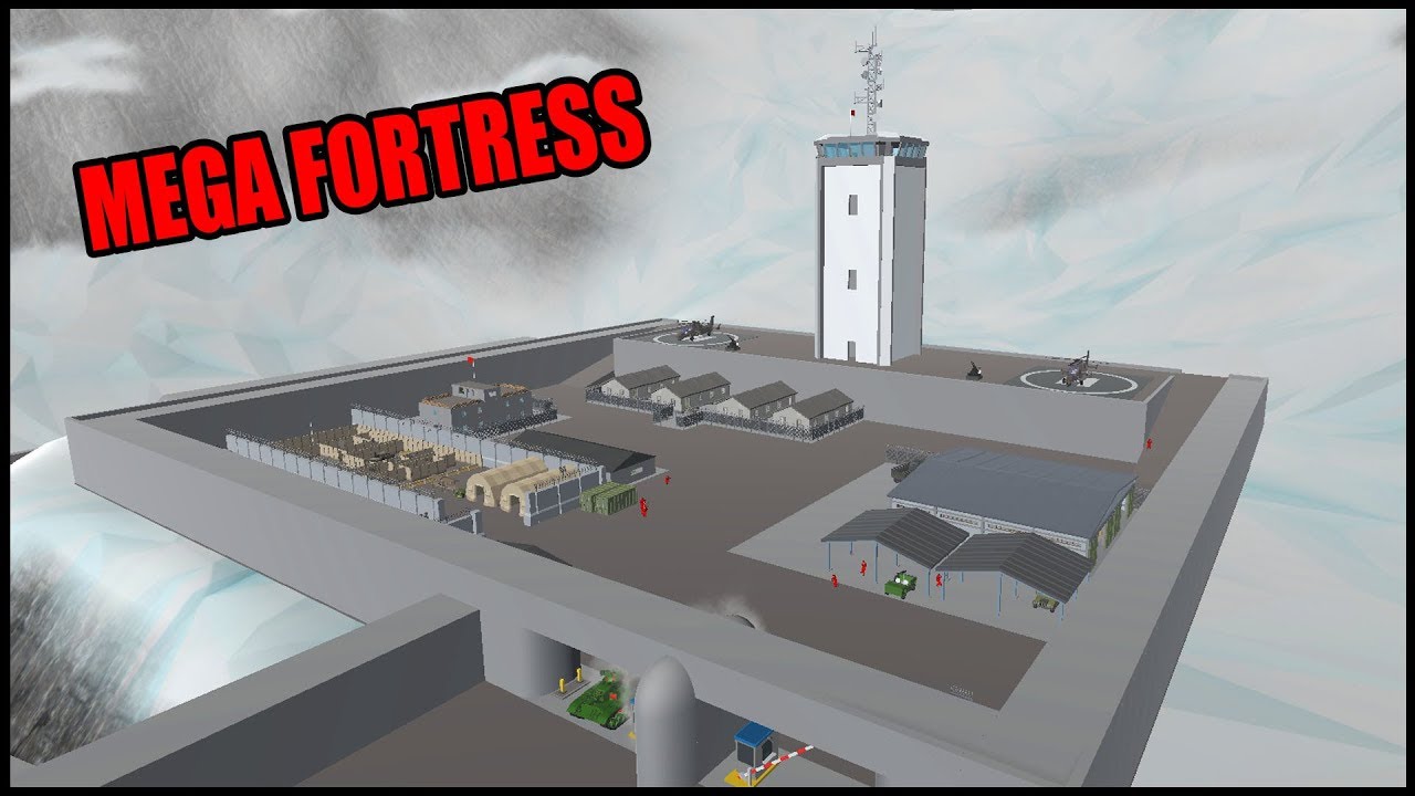 Battle for Ravenfield MEGA FORTRESS - YouTube
