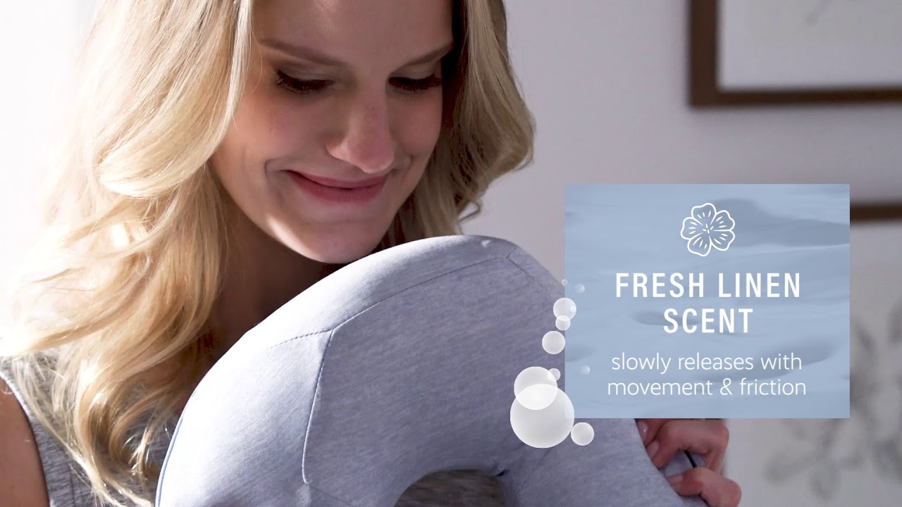 Comfort Revolution FreshFoam™️ Washable Memory Foam Travel Pillow - YouTube