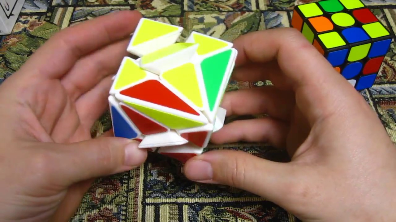 Superflip Pattern on an Axis Cube! - YouTube