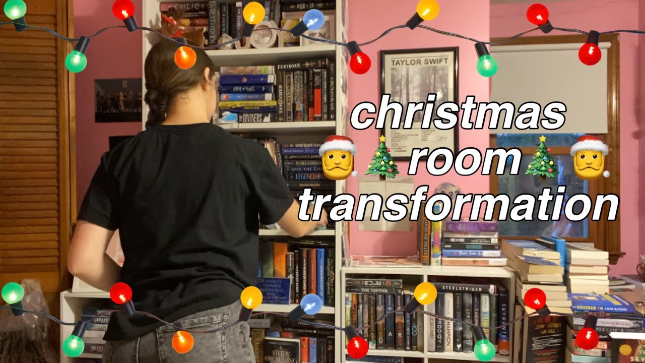 ultimate christmas room transformation ~ shopping, haul, vlog & tour ...