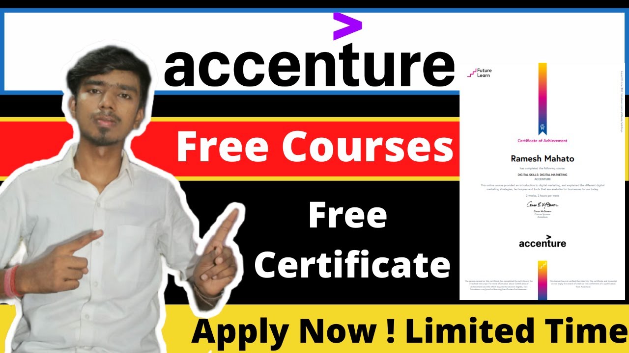 Accenture Free Courses with Free Certificate | Free Courses Online With ...