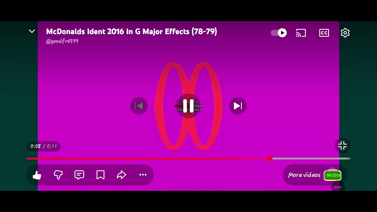 McDonald's Ident 2016 in G Major 79 V2 - YouTube