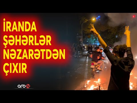 Təbrizdə polis bölməsi yandırıldı: İranda üsyan pik həddə