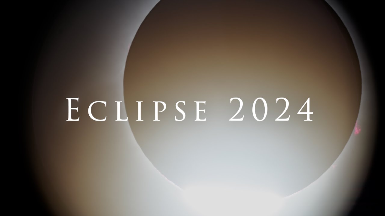 Eclipse 2024 in 4k - Batesville, IN - YouTube