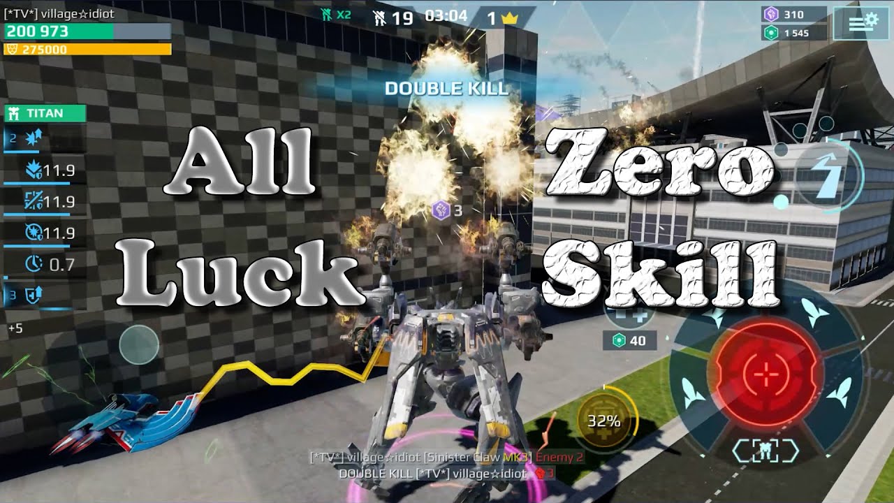 War Robots: All Luck! Zero Skill. - YouTube