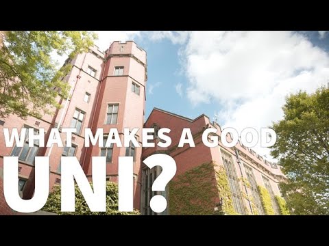What makes a good university? | University of Sheffield - YouTube