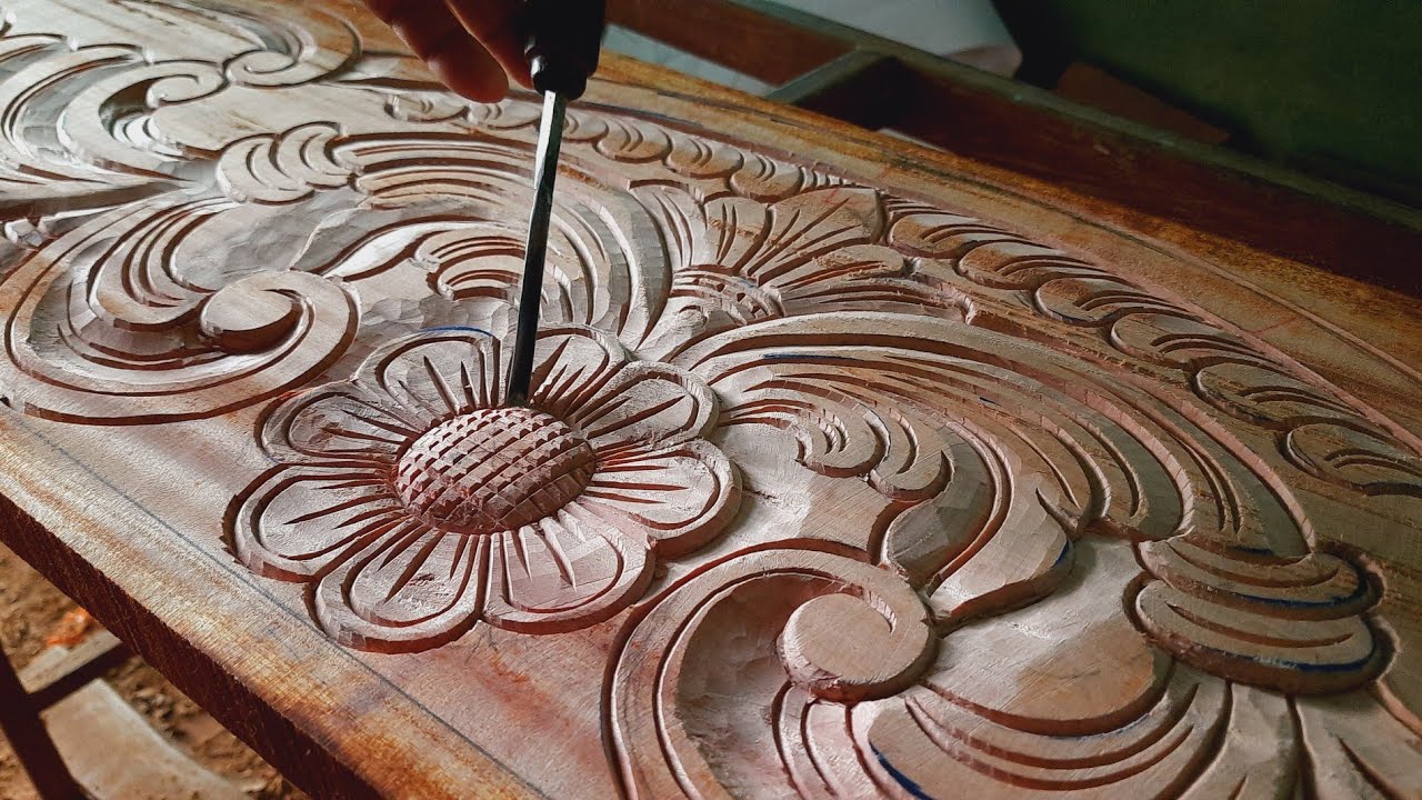 |Bed head board wood work|Design wood work|wood art|UP wood art|Wood ...