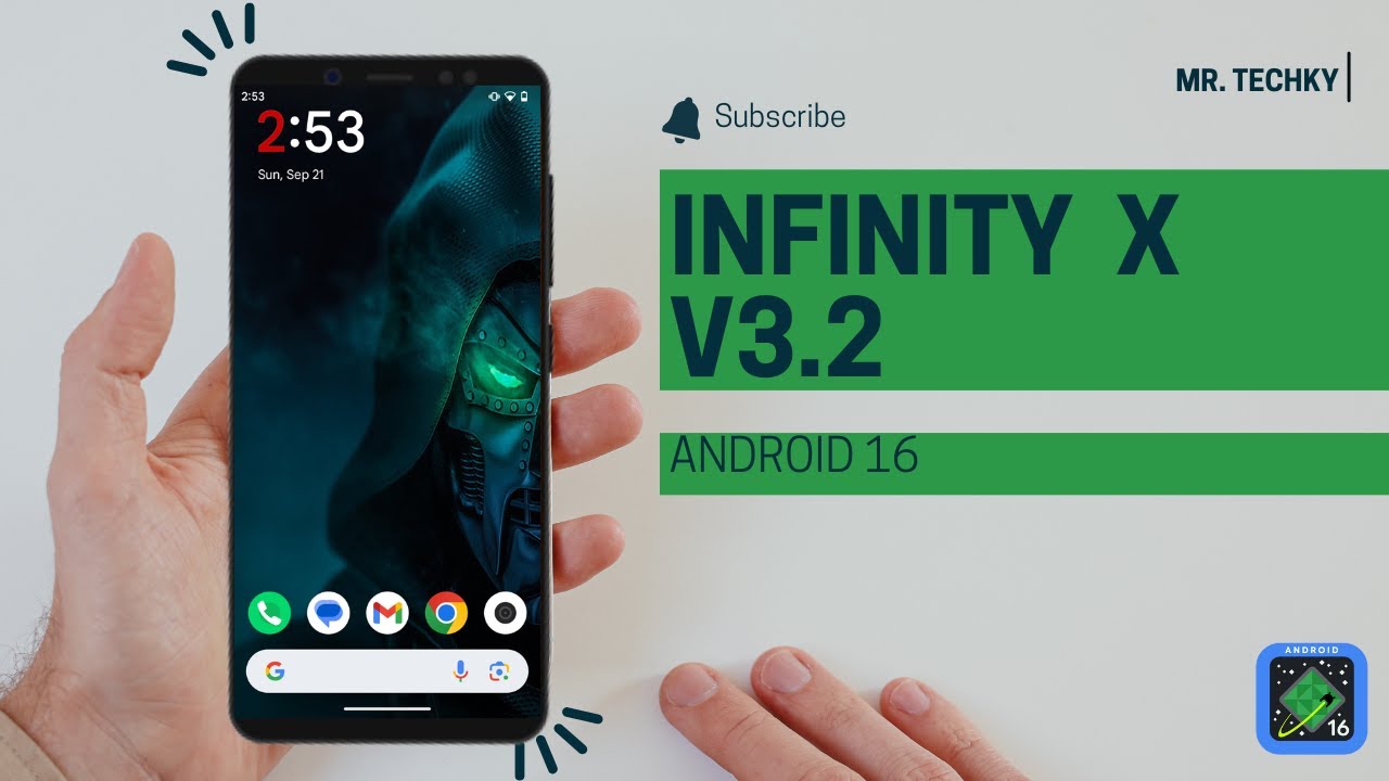 Infinity X v3.2 | Powered by Android 16🔥| Loads Of Customizations ...