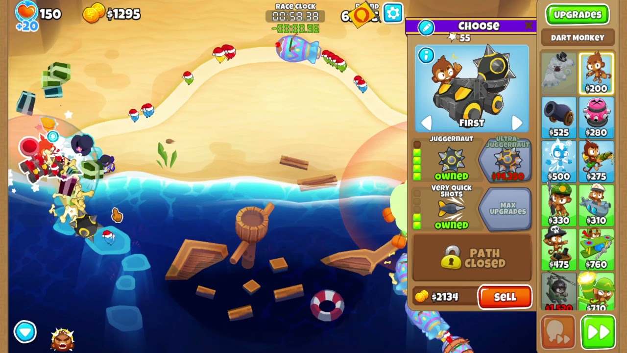 Bloons TD 6 Race "Making Waves" in 1:59.90 | No Blade Maelstrom/Super ...