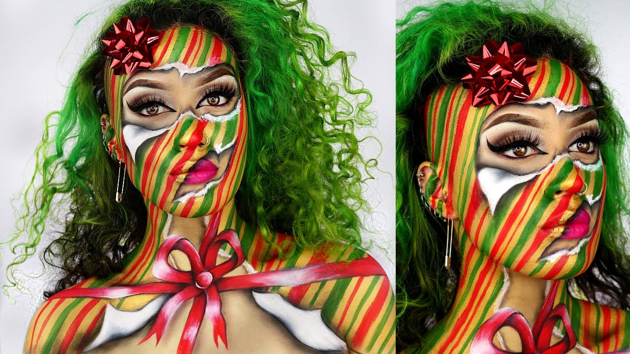 Christmas Present Makeup Tutorial - YouTube