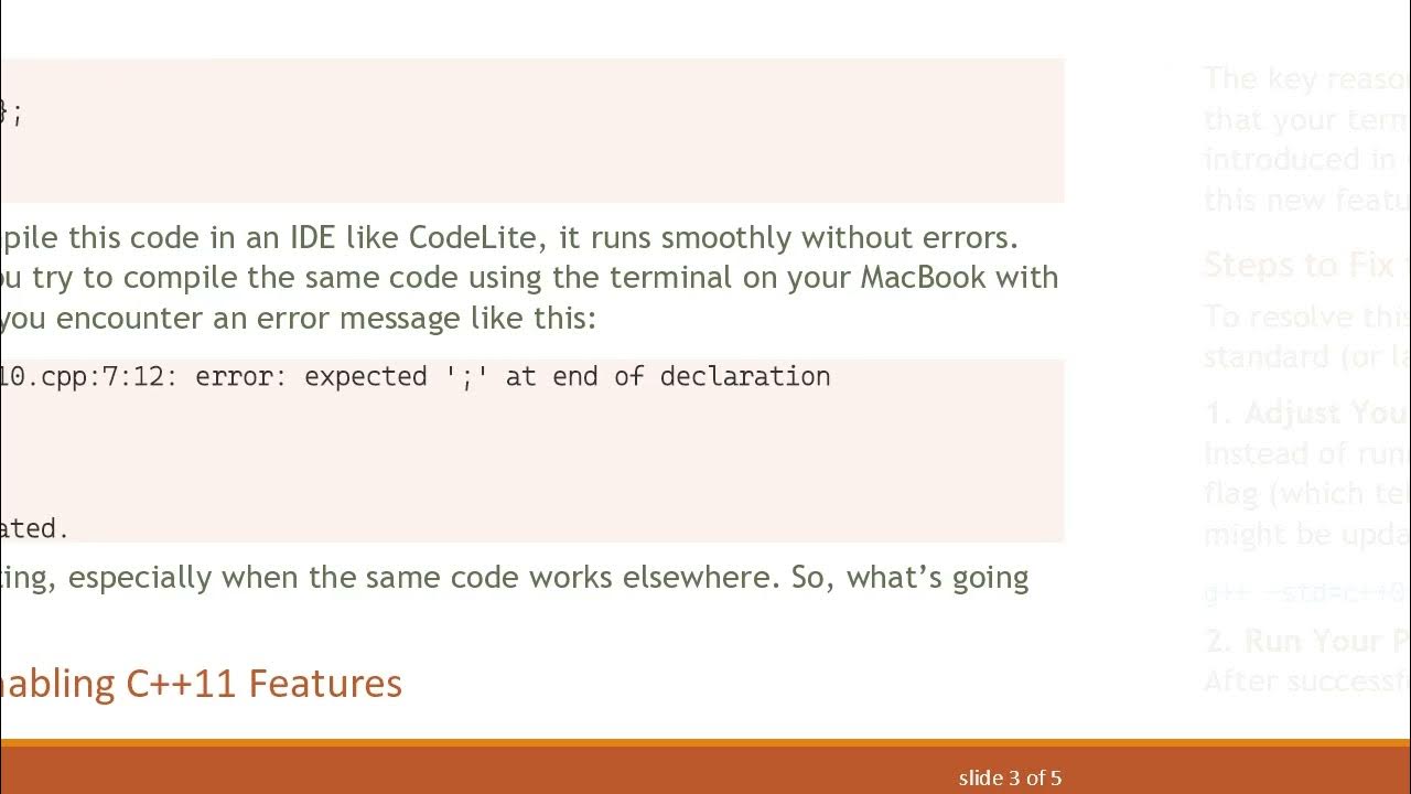 Resolving the Unexpected Curly Braces Initialization Error in C+ + - YouTube
